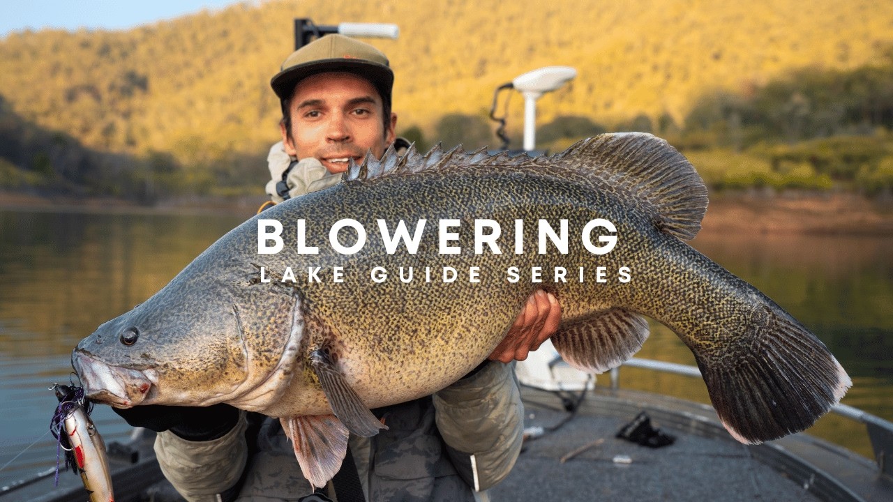 THE LAKE GUIDE SERIES - BLOWERING MURRAY COD FISHING - YouTube