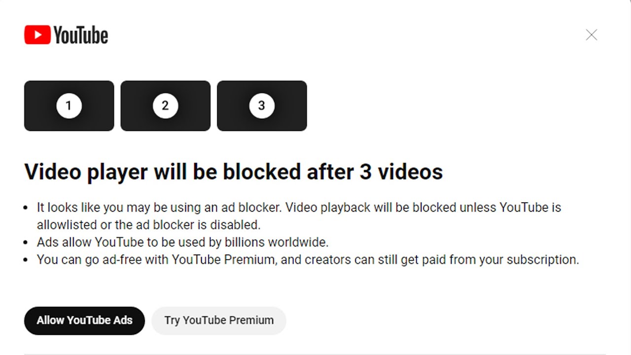YouTube запретил AdBlock - YouTube