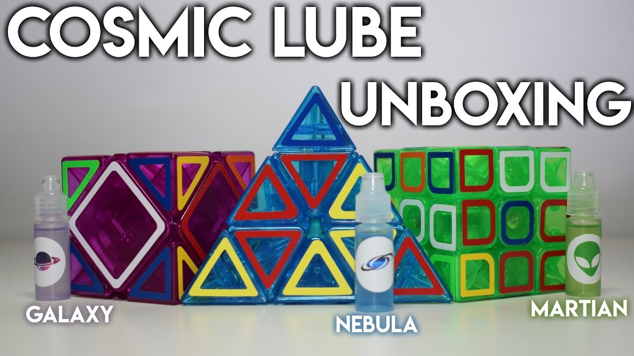 Cosmic Lube & Outline Stickers von Speedcubeshop | Unboxing [Deutsch ...