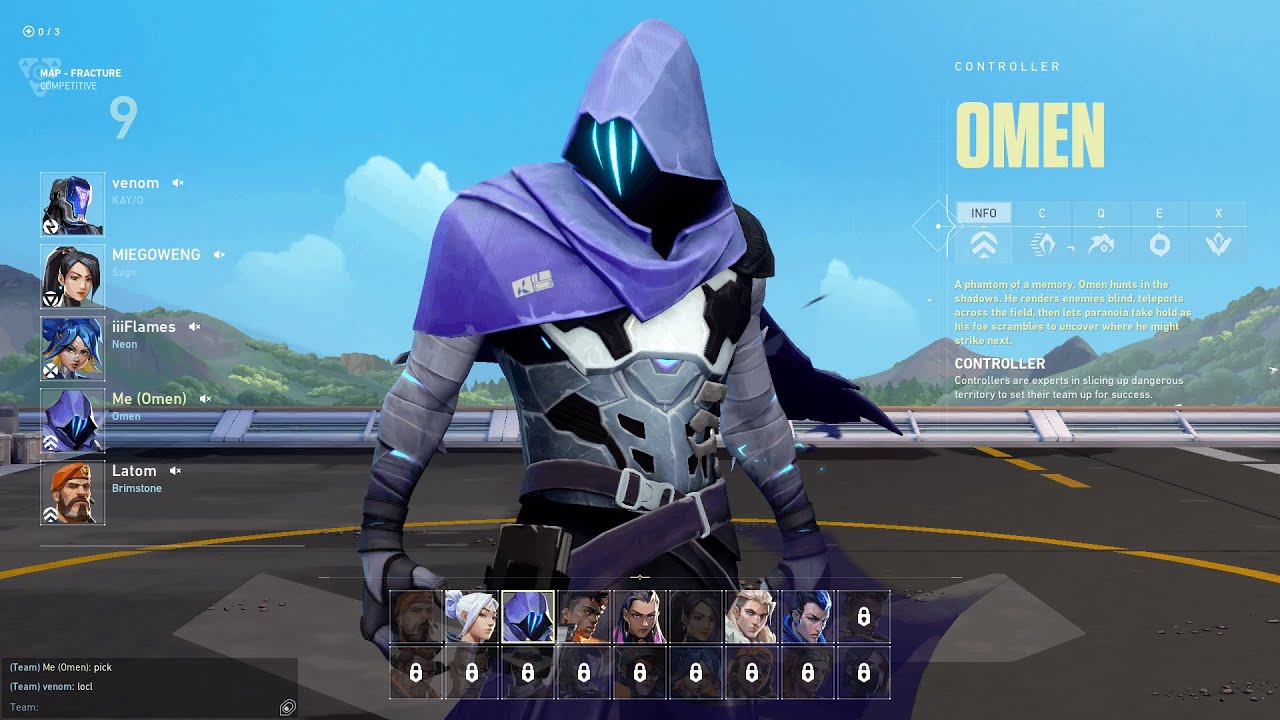 Valorant Omen Gameplay (PC HD) (1080p) (No Commentary) #Valorant - YouTube