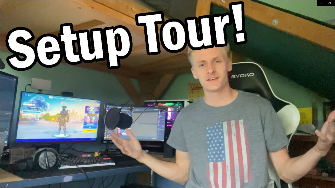 What Does a Small Streamers Setup Look Like? - YouTube