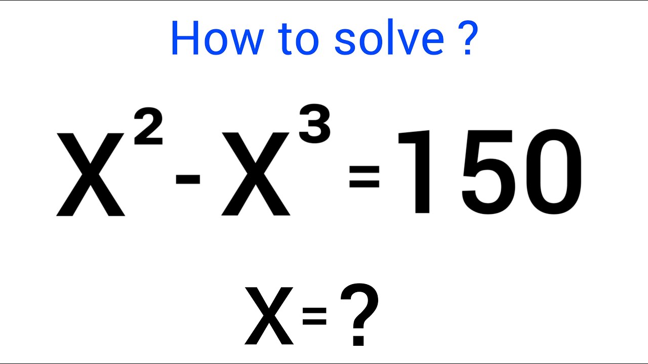 Germany - A Nice Math Olympiad Algebra Equation - YouTube