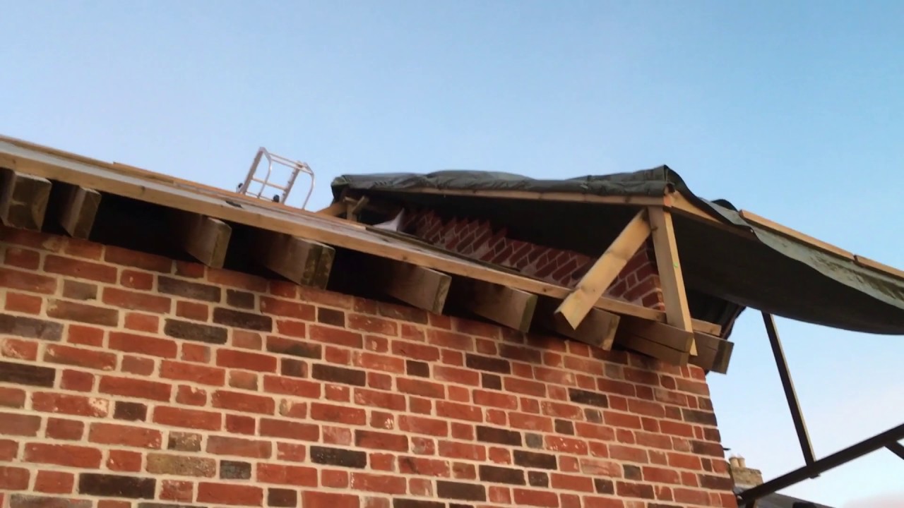 Clean Cut 9 Inch Parapet Gable In Flemish Bond - YouTube