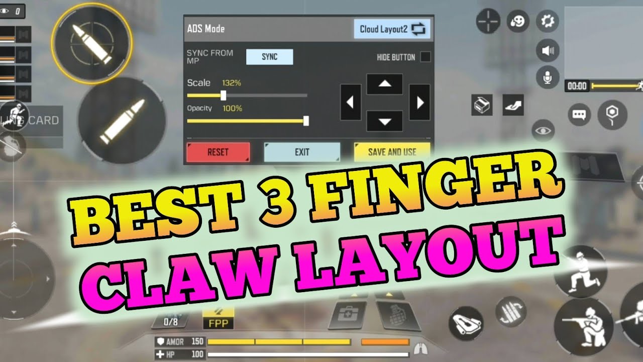 3 FINGER CLAW HUD in Call of Duty Mobile | CoD Mobile 3 Finger Layout ...