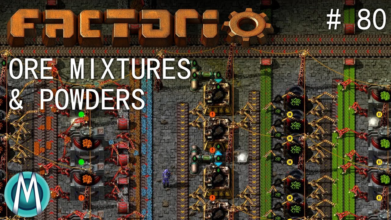 [Factorio 1.1 4K] Angel/Bobs Ep 80: Ore Mixtures & Powders - YouTube