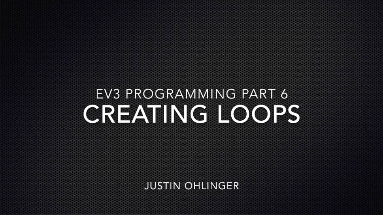 EV3 Programming #6 - Creating loops - YouTube