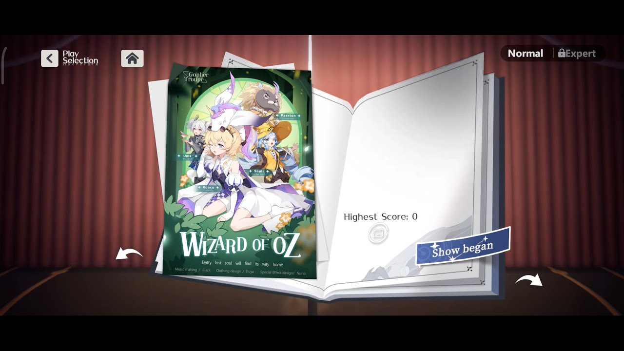 Higan Eruthyll Rhythm game [WIZARD OF OZ] #higaneruthyll - YouTube