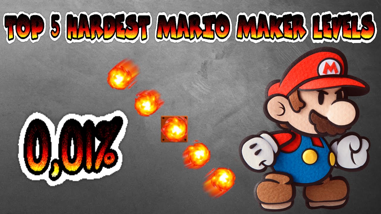 TOP 5 Hardest Mario Maker Levels YouTube top-5-hardest-mario-maker-levels-youtube