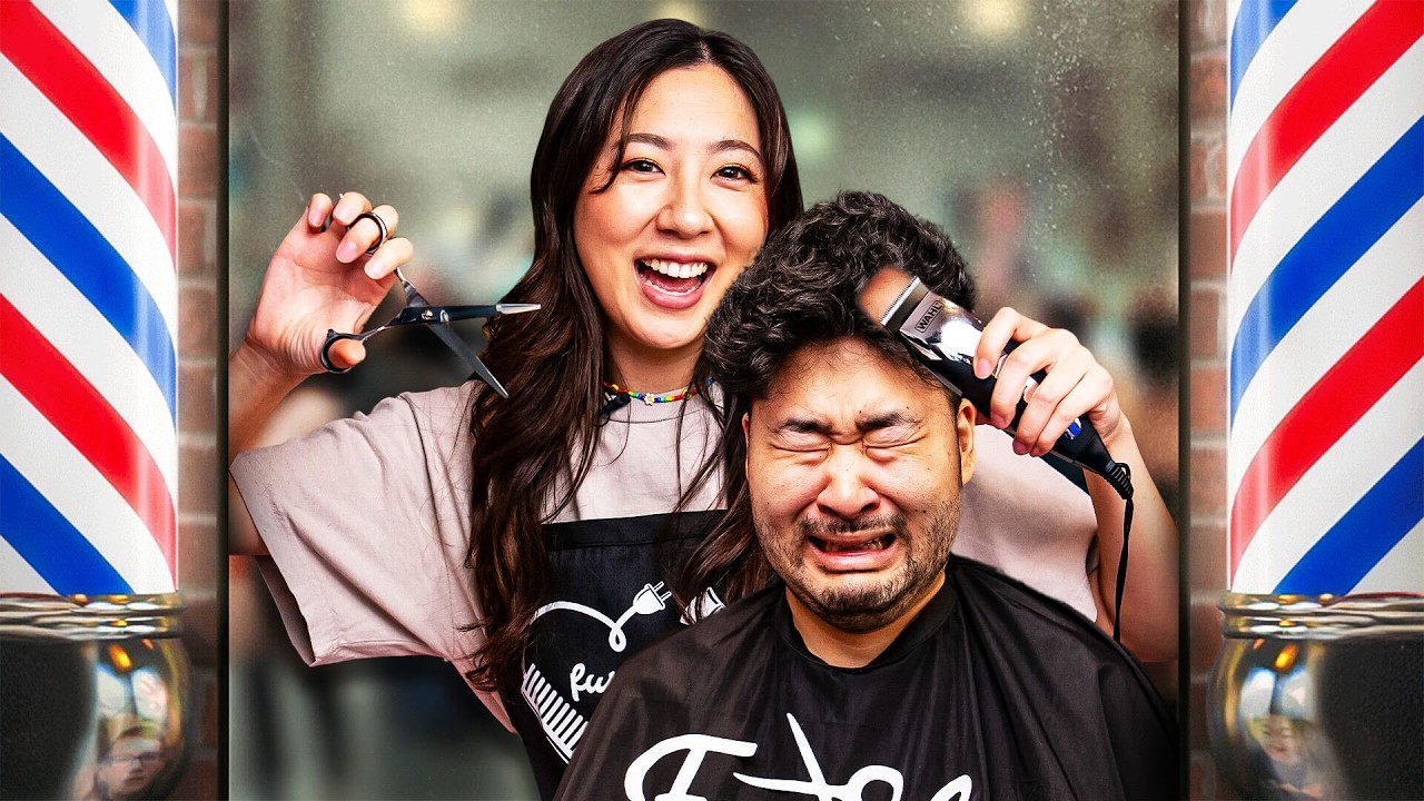So We Let Fuslie Cut Her Friends' Hair... (Fuscuts Ep.1 ft. Peter Park ...