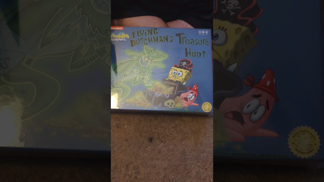 flying Dutchman treasure hunt SpongeBob board game - YouTube