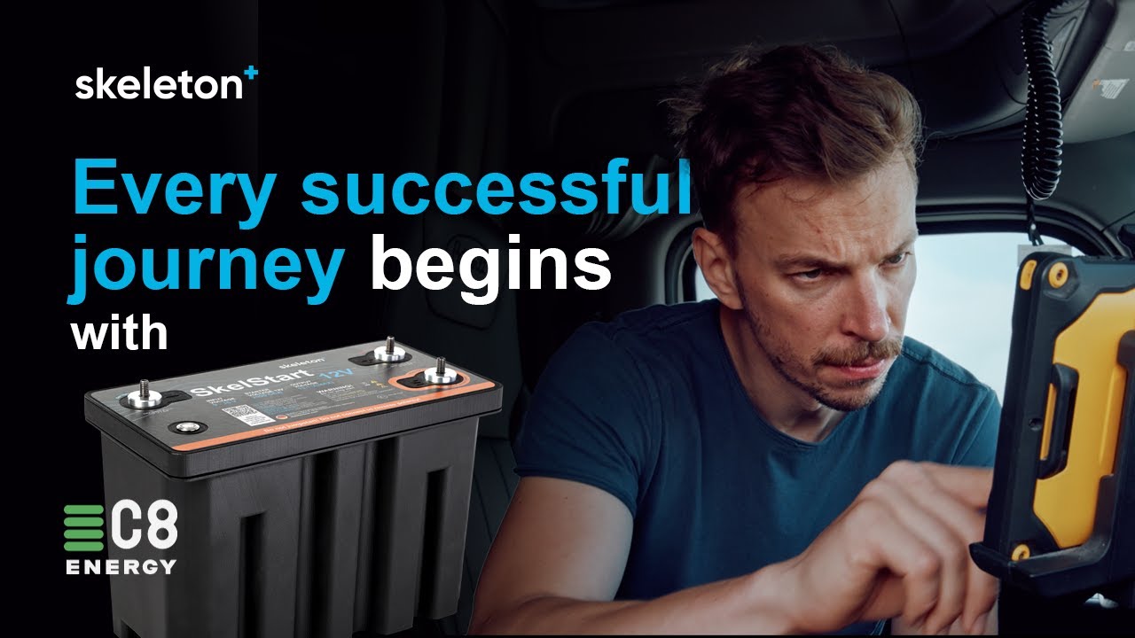 Cranking a Long Haul Truck with Dead Batteries Using SkelStart Engine ...