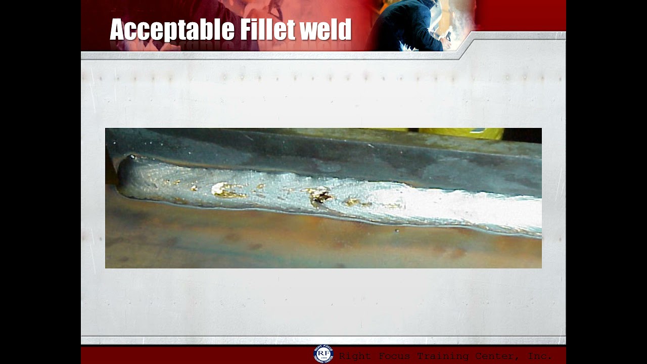 ACCEPTABLE WELD PROFILES - YouTube