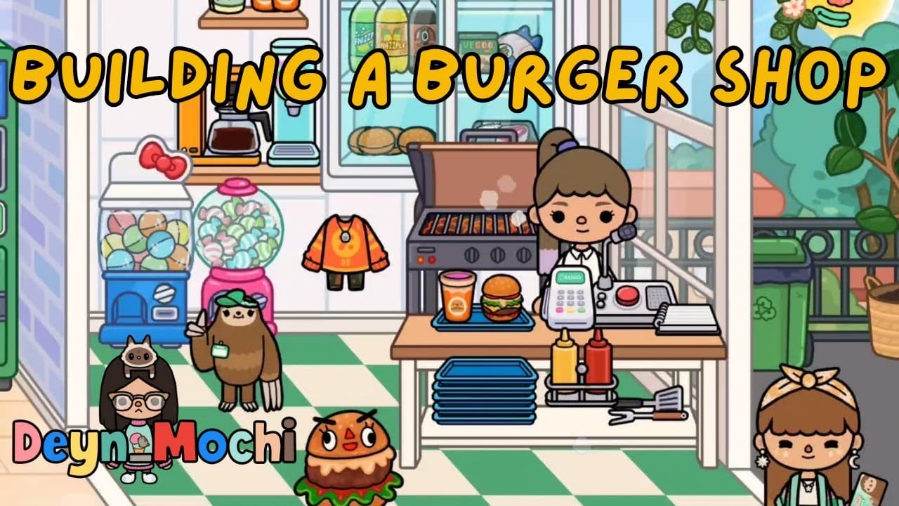 Deyn Mochi - Toca Boca Life World - Building A Burger Shop (Re-Upload ...
