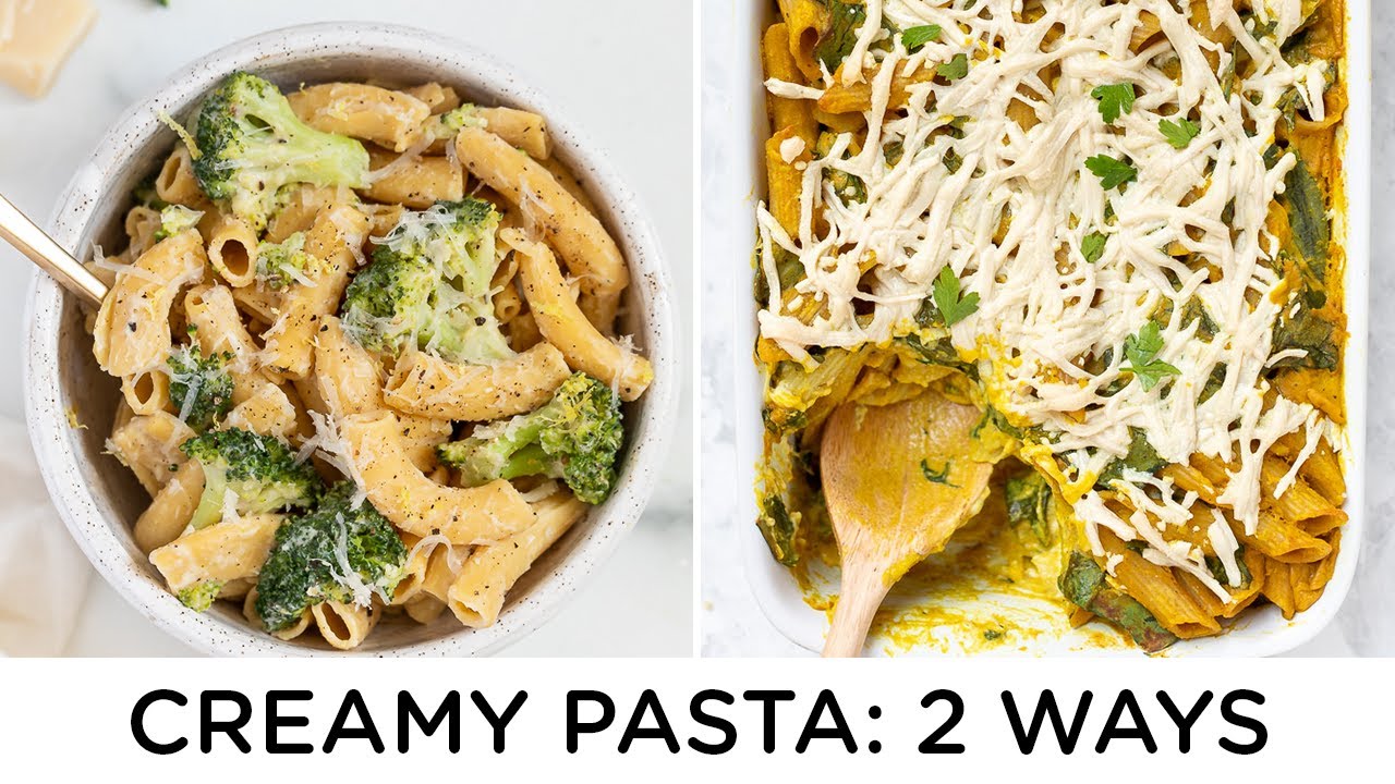 AMAZING VEGAN PASTA RECIPES ‣‣ creamy & delicious - YouTube