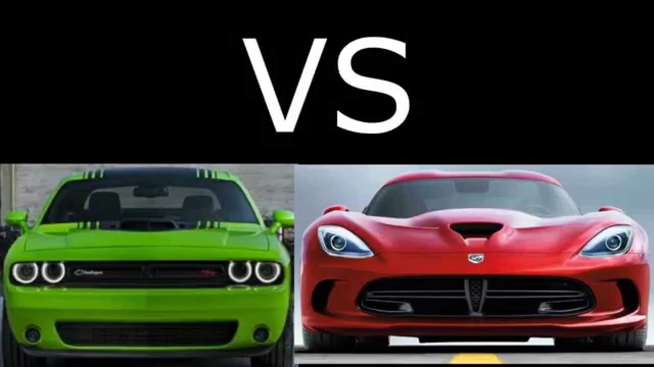 Dodge Viper GTS SRT vs Dodge Challenger Hellcatt SRT Acceleration - YouTube