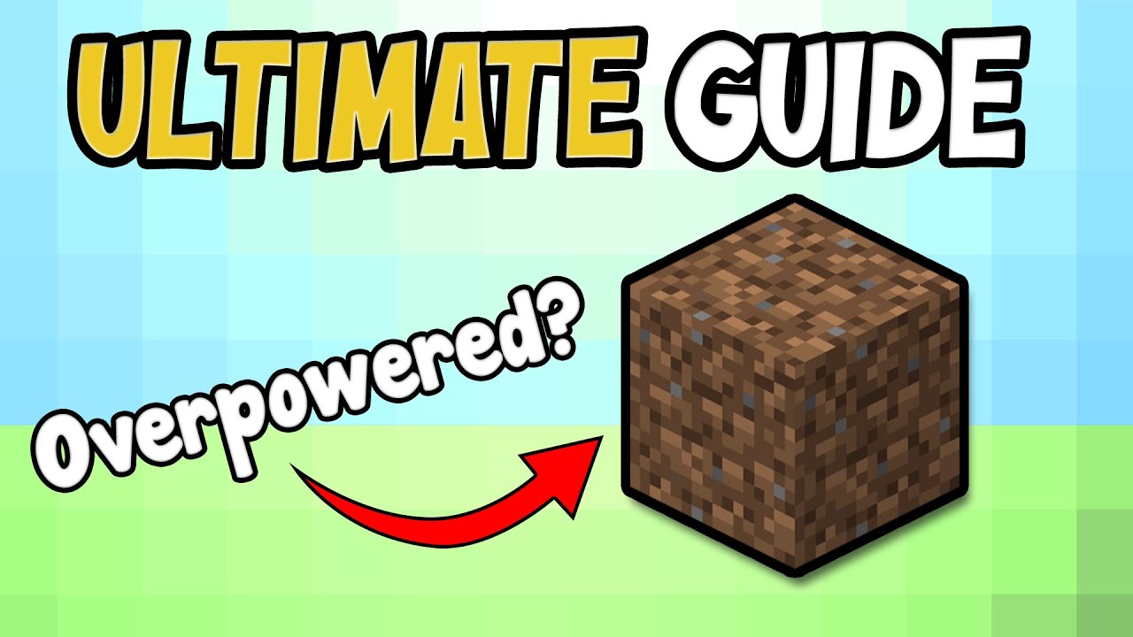 The Ultimate Guide to DIRT for Minecraft 1.21 Update - YouTube