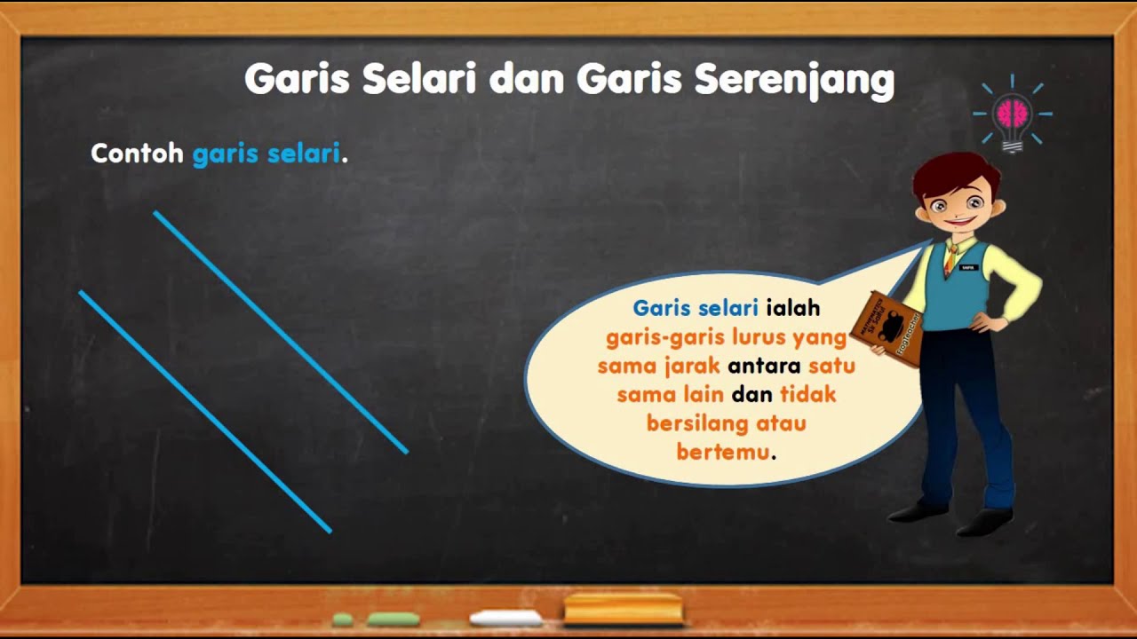 Garis Selari & Garis Serenjang Matematik Tahun 5 - YouTube