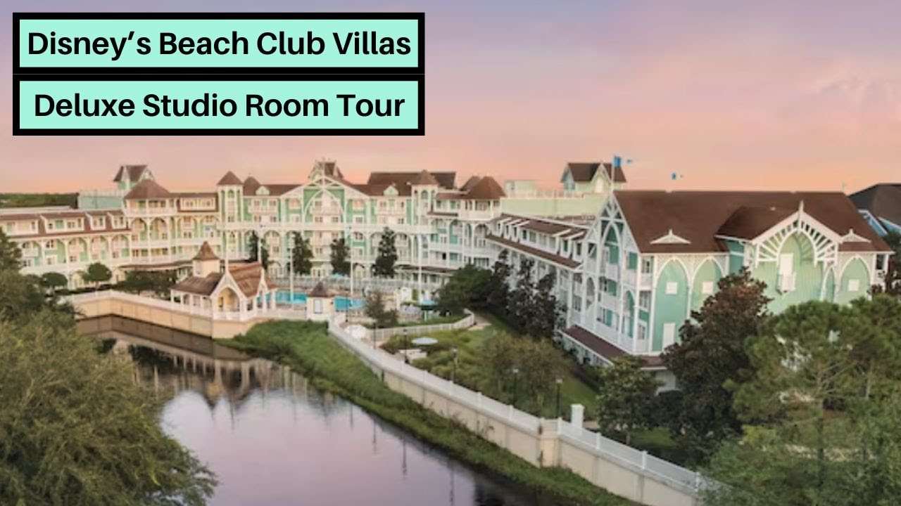 Disney's Beach Club Villas Deluxe Studio Room Tour - YouTube