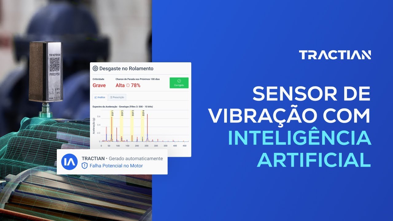 Sensor Online de vibração com INTELIGÊNCIA ARTIFICIAL - YouTube