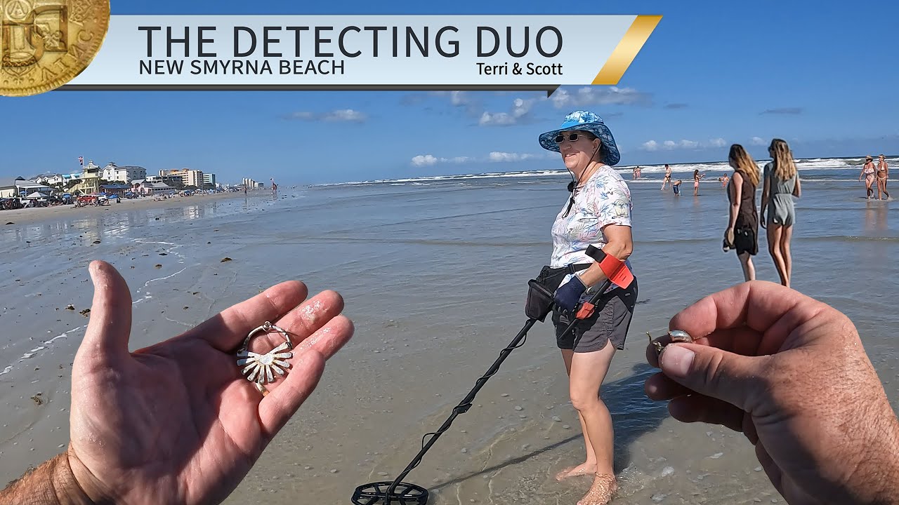 Finding More Earrings Metal Detecting New Smyrna Beach Florida | The ...