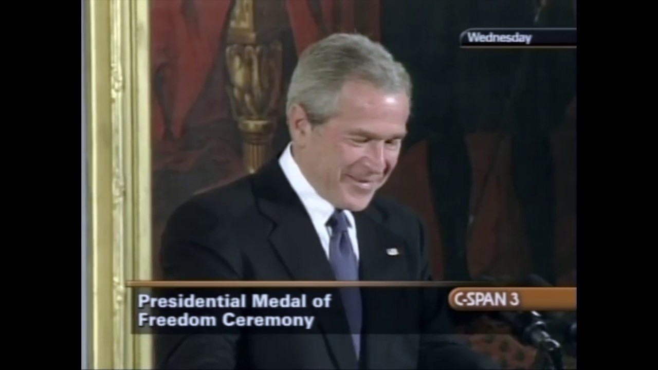 President Bush Presents Presidential Medal of Freedom to Muhammad Ali ...
