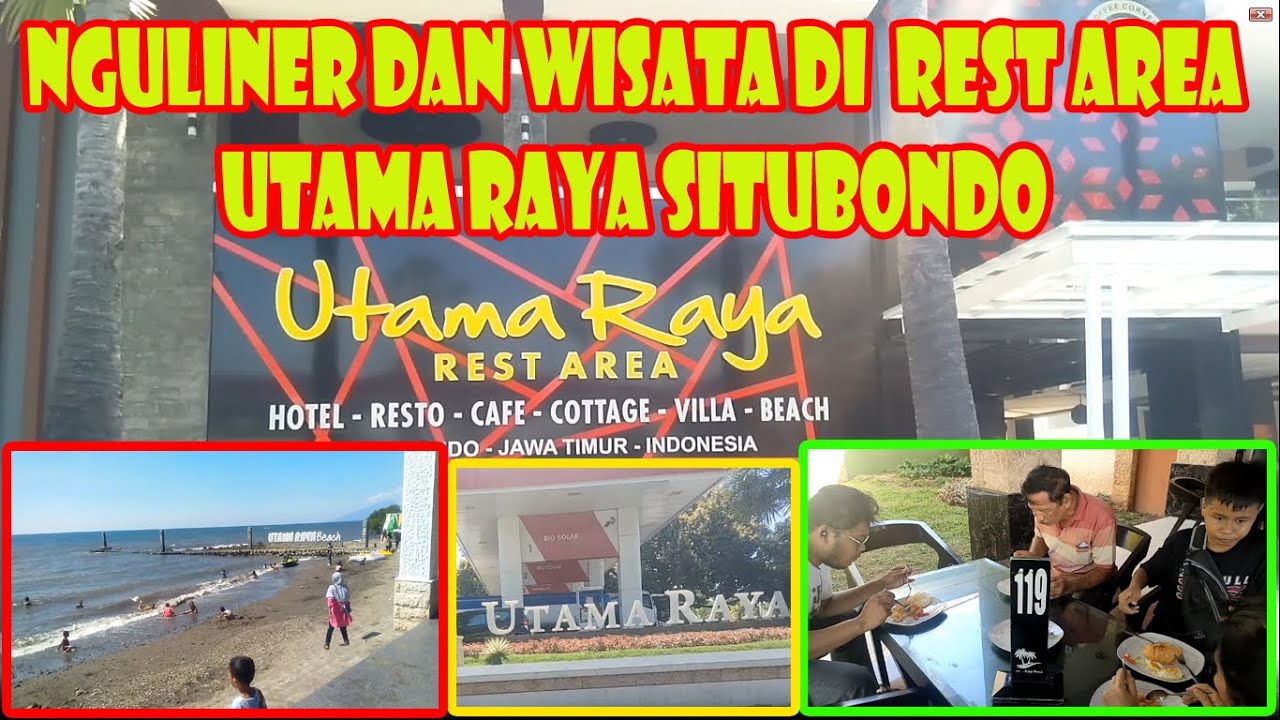 Wisata Situbondo || Rest Area Utama Raya Situbondo - YouTube