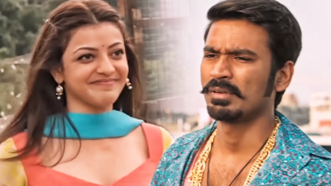 काजल अग्रवाल धनुष को थैंक्स कहने आयी | Rowdy Hero Movie Best Scene ...