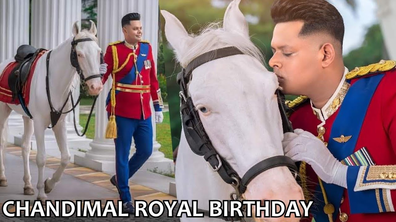 CHANDIMAL'S ROYAL BIRTHDAY OFFICIAL SHOOT - YouTube
