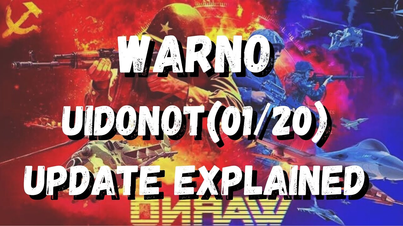 WARNO January 20th Update Explained(Much Needed) - YouTube