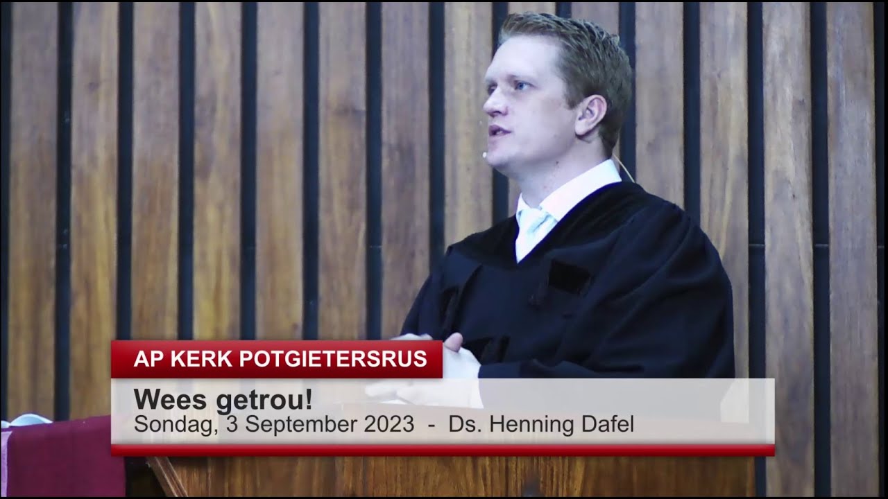 Wees getrou! - YouTube
