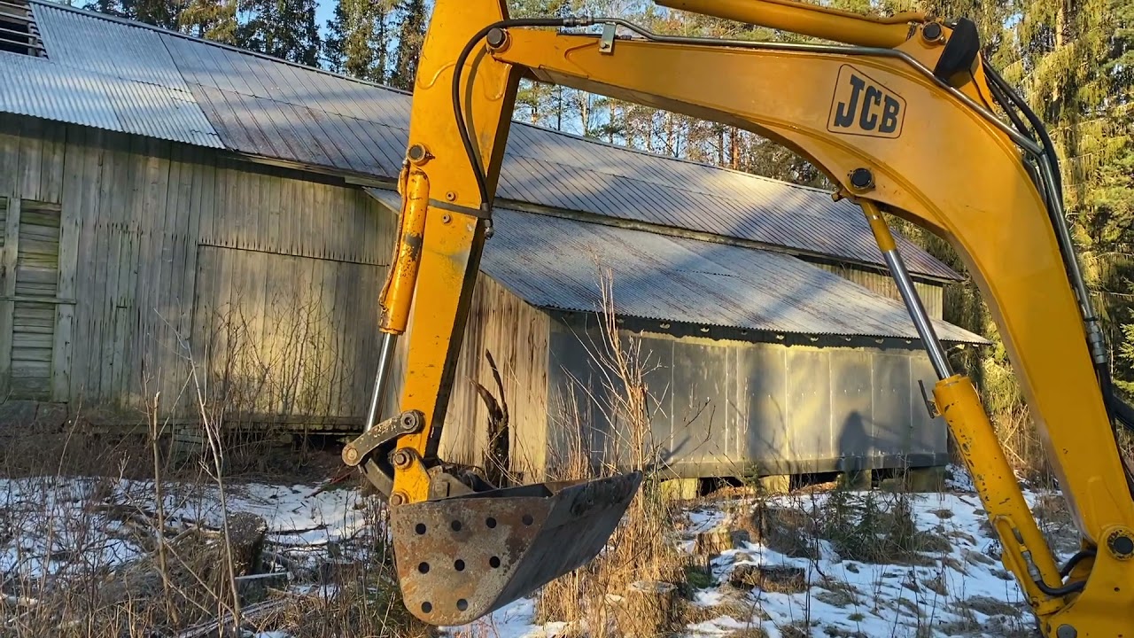 JCB 308 med tillbehör - YouTube