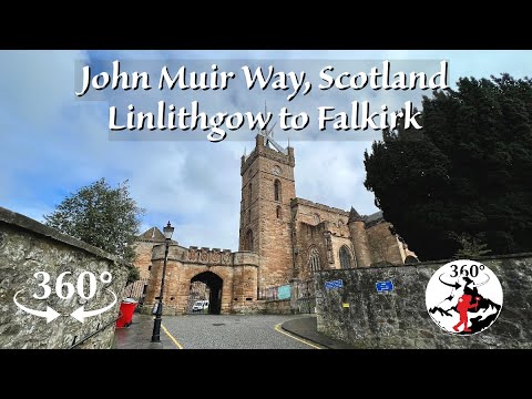 Linlithgow Palace, Day 6 John Muir Way in Scotland (360-degree, VR ...