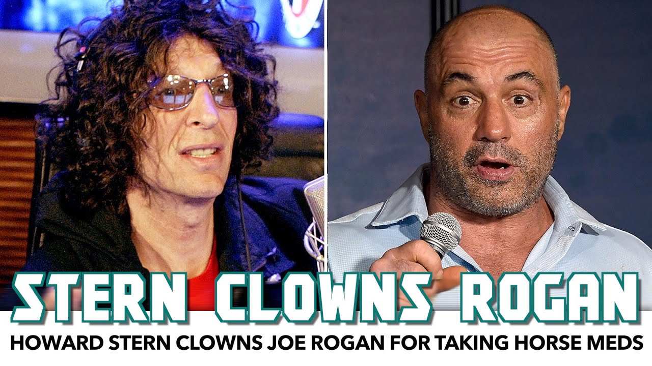 Howard Stern Clowns Joe Rogan For Taking 'Horse Dewormer' - YouTube