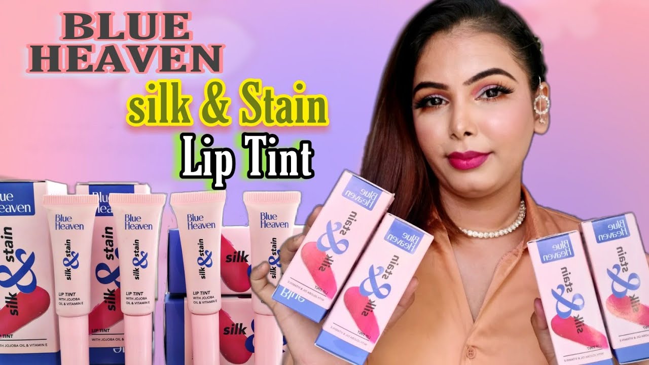 Blue Heaven new launch || Silk & Stain Lip Tint ||#blueheaven # ...