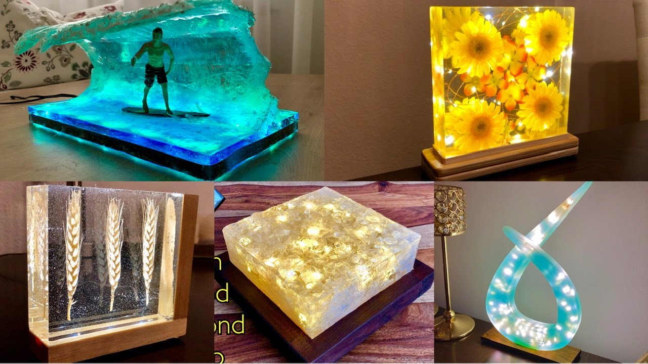 Epoxidharz Ideen Lampe
