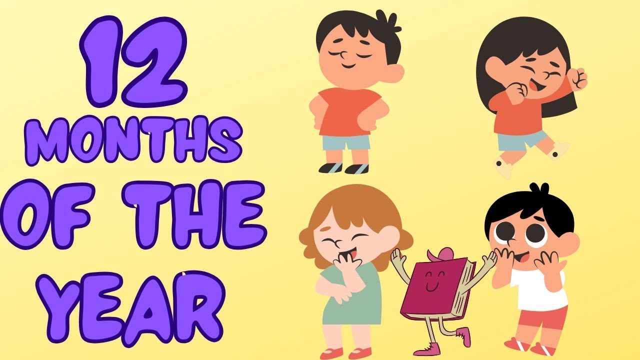 12 Months of the Year | Kids learning months easily | Preschool ...