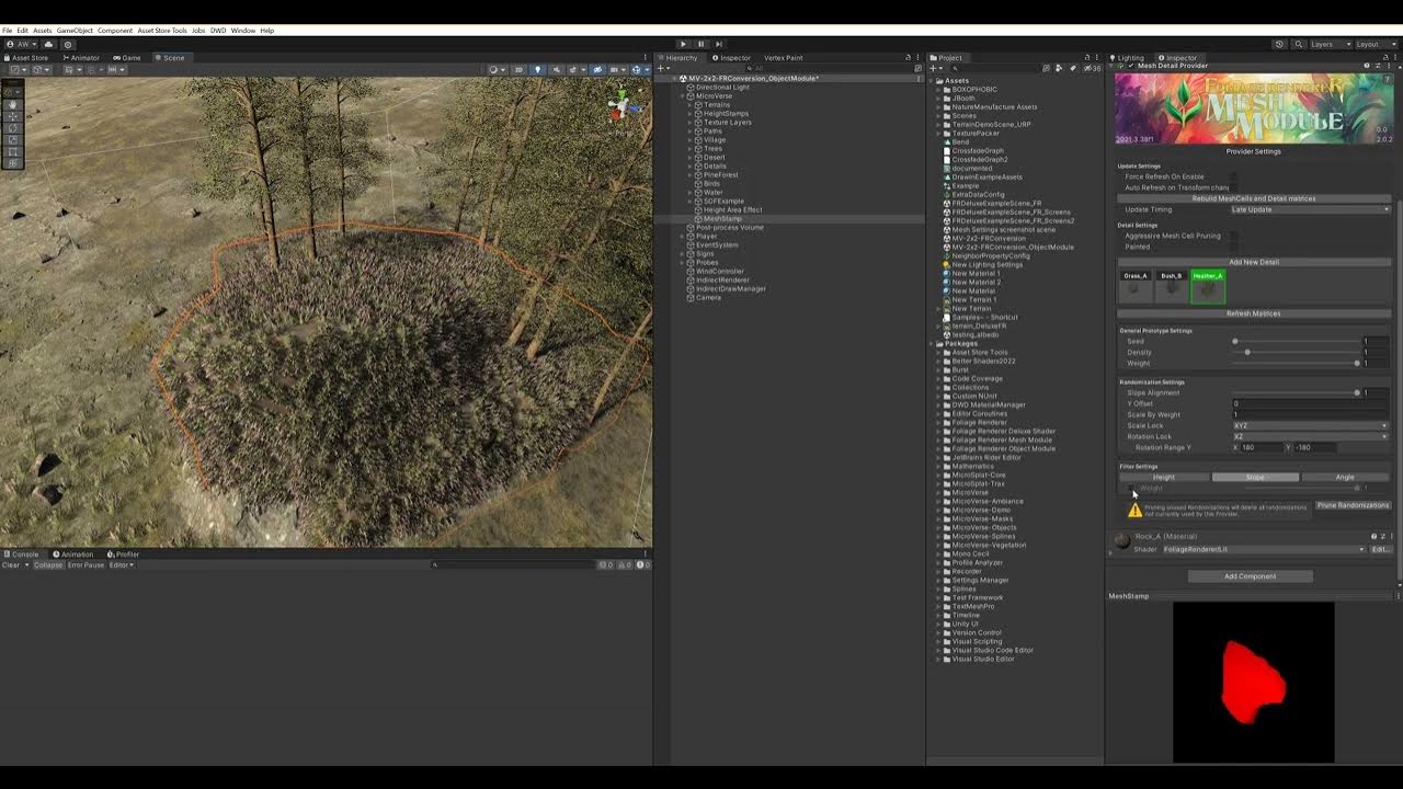 Foliage Renderer - Mesh Module Basics - YouTube