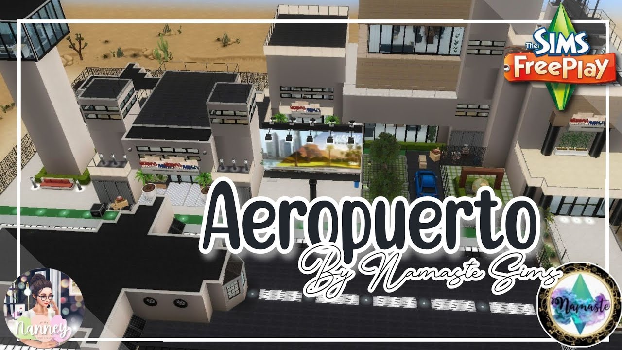 AEROPUERTO INTERNACIONAL 🛬 • Sim Springs maxi lote 54x36 | The Sims ...