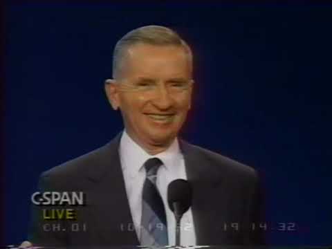 1992-10-19 - Presidential Debate - Bush, Clinton, Perot (3 of 3) - YouTube