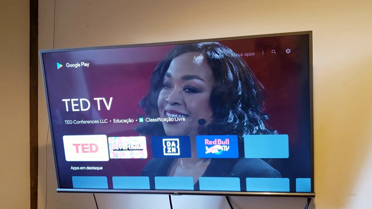 TCL 50p8m 4K com bluetooth comando de voz 50 polegadas - YouTube