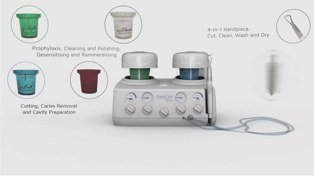 Introducing AquaCare & AquaCare Twin - Air Abrasion & Polishing unit ...