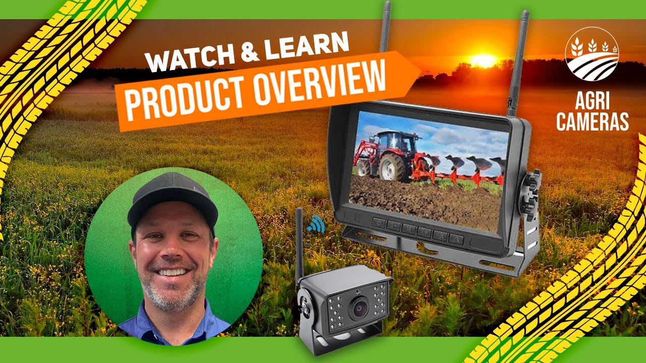 Agri-Cam 2 to 4 Cam Wireless Backup Cam w/ 7" LCD Product Overview ...