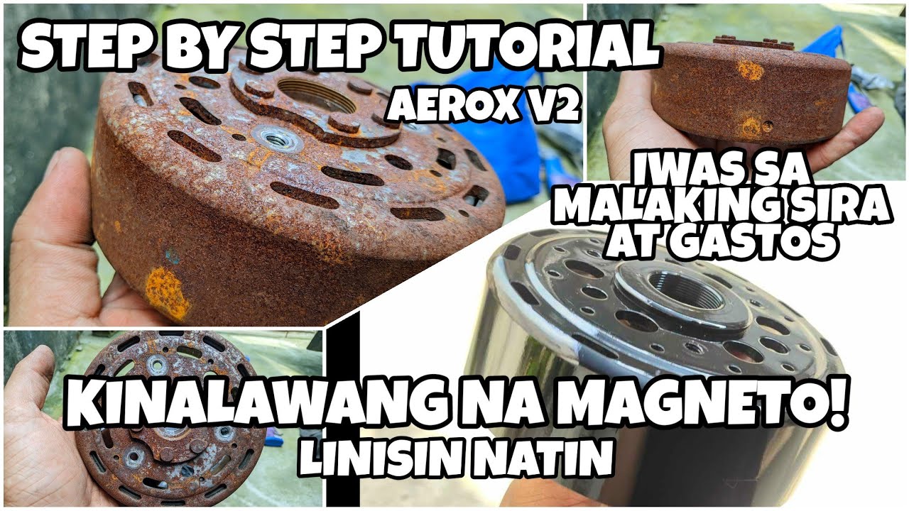 AEROX 155 V2 | D.I.Y MAGNETO REPAINT TUTORIAL - YouTube