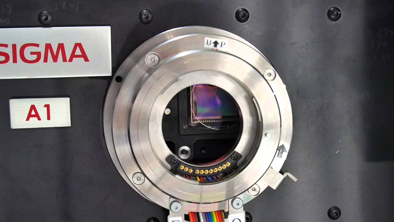 Sigma A1 Lens Testing Machine -- Imaging Resource - YouTube