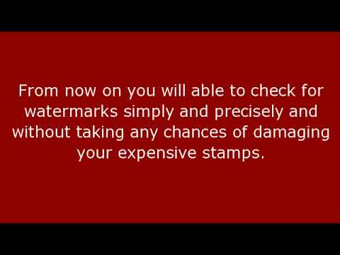 Electronic Fast and Easy Watermark Detector for Stamps - Say Goodbye to Watermark Fluid - YouTube