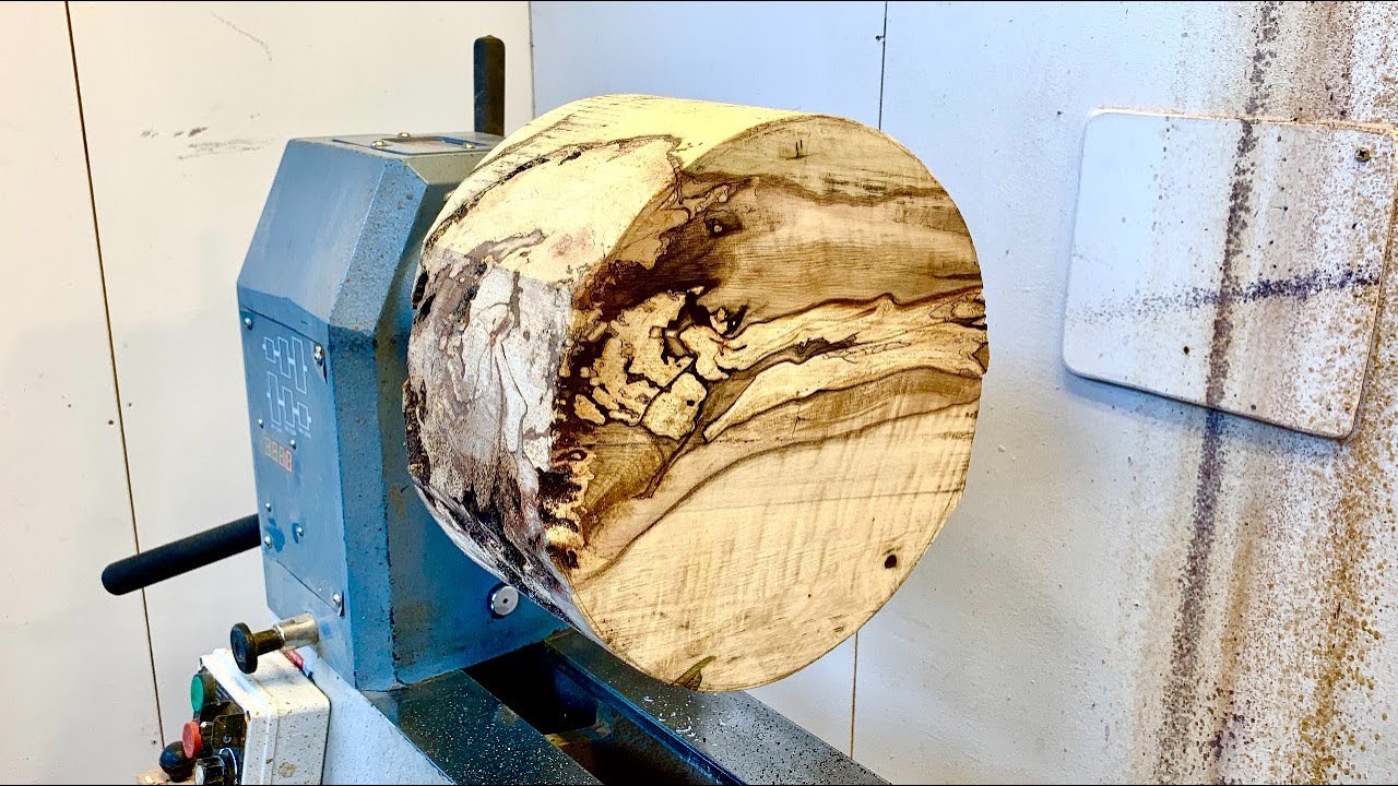 Woodturning - The Hollywood Bowl (Rippled and Spalted) - YouTube