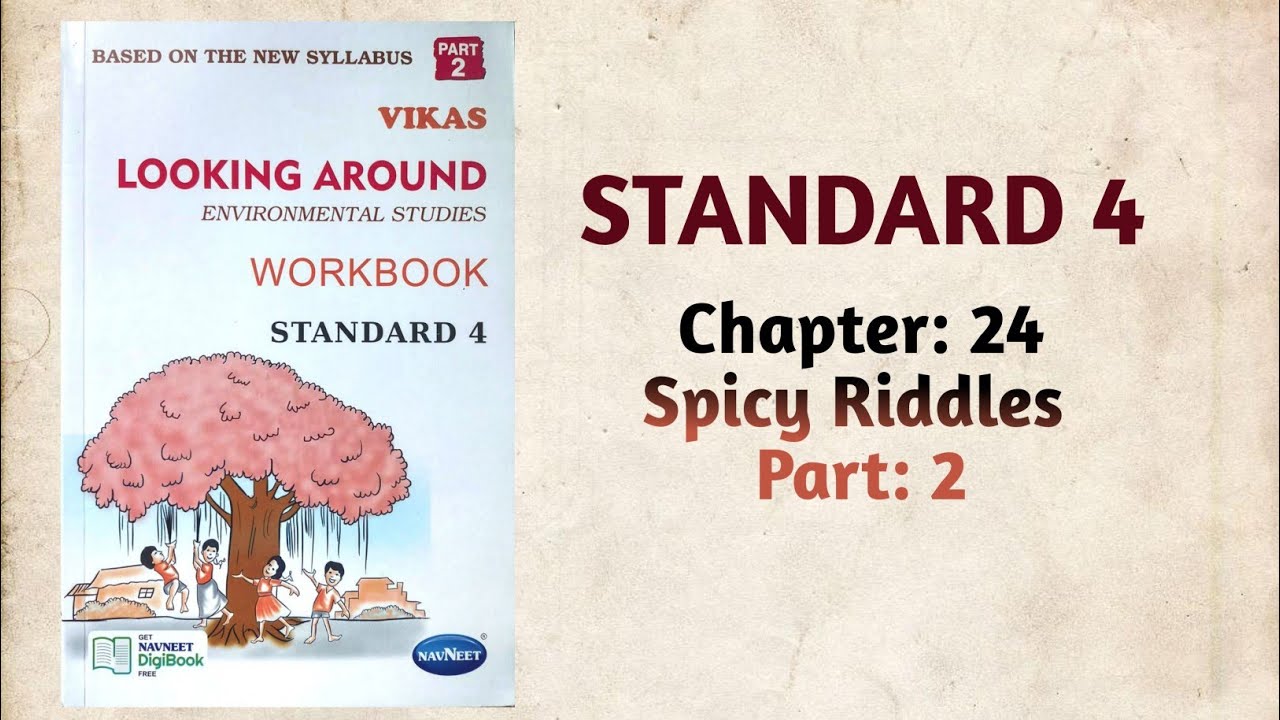 Std-4 EVS | Ch:24 Spicy Riddles | Part 2 | Vikas Workbook Solution ...