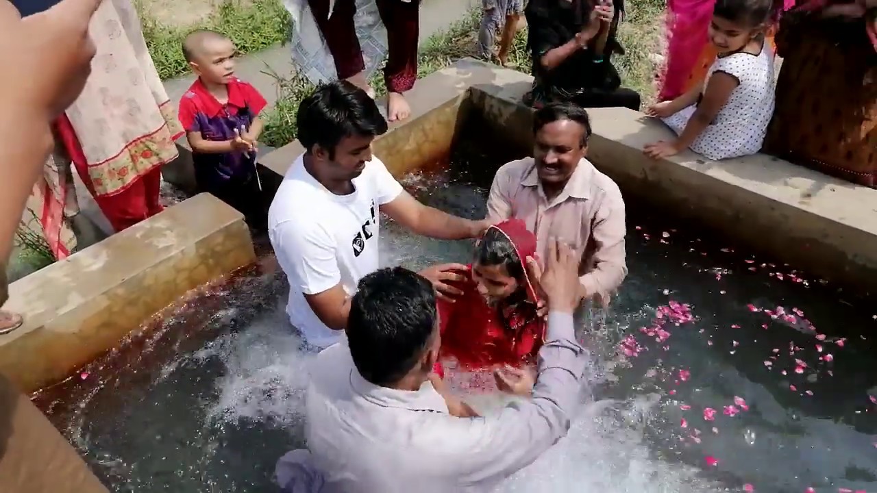 Water Baptism in a Muslim country - YouTube