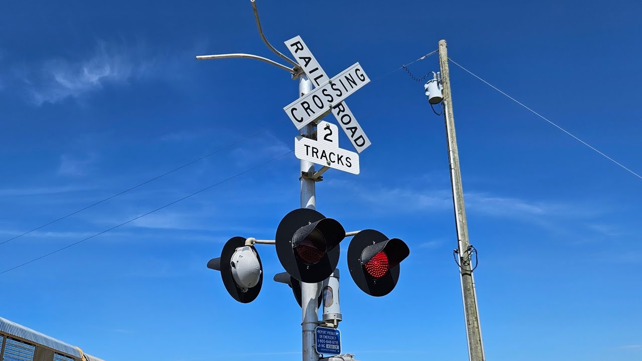9-2-24 One minute of a railroad crossing bell - YouTube